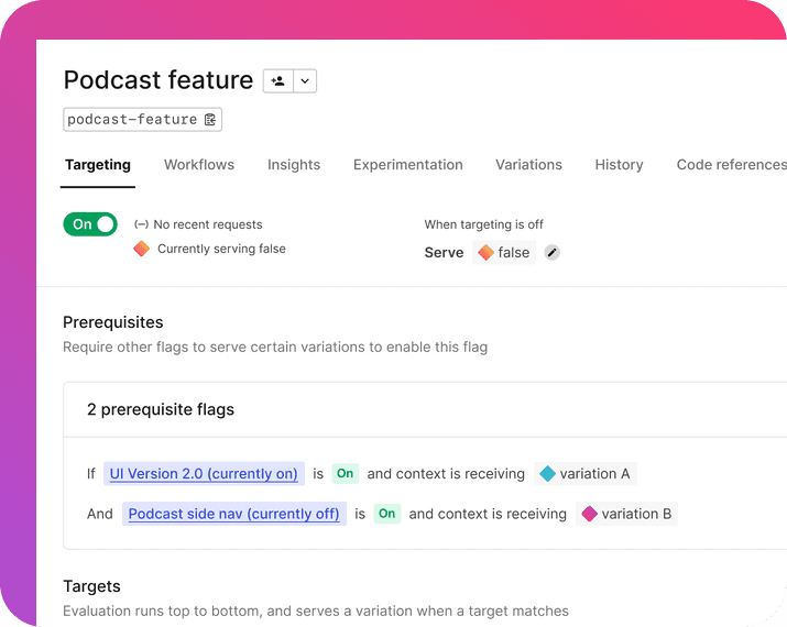 Flags for modern software delivery | LaunchDarkly