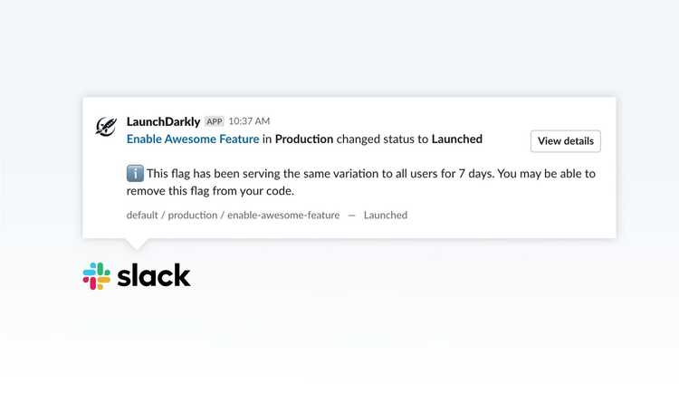 "Ready for Removal" Flag Notifications in Slack - LaunchDarkly | LaunchDarkly